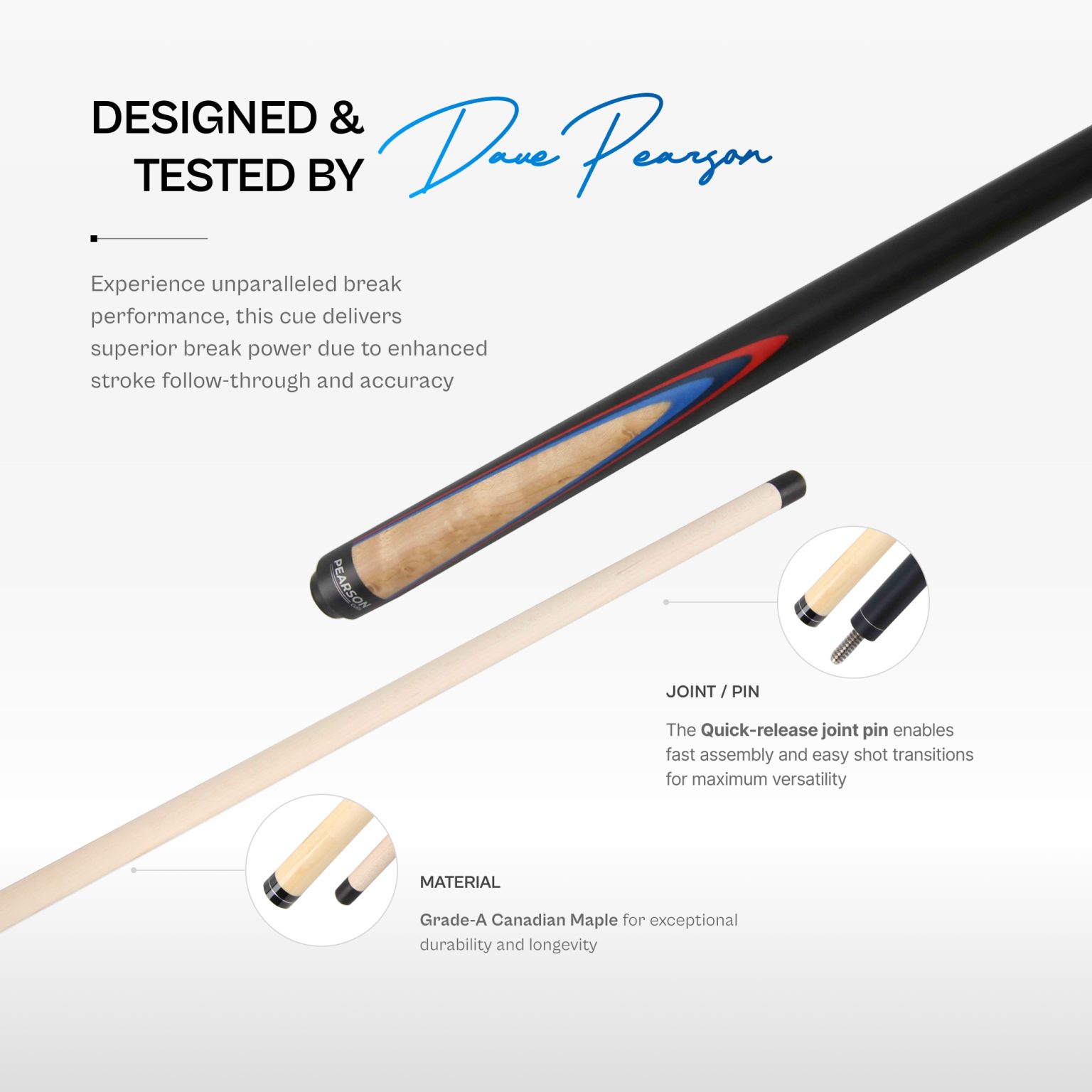 Pearson Ball Buster Break Cue - Pearson Cues