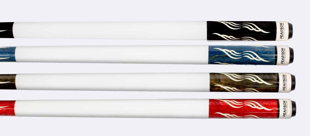 PK 58 Cue Grey with White Handle - Pearson Cues